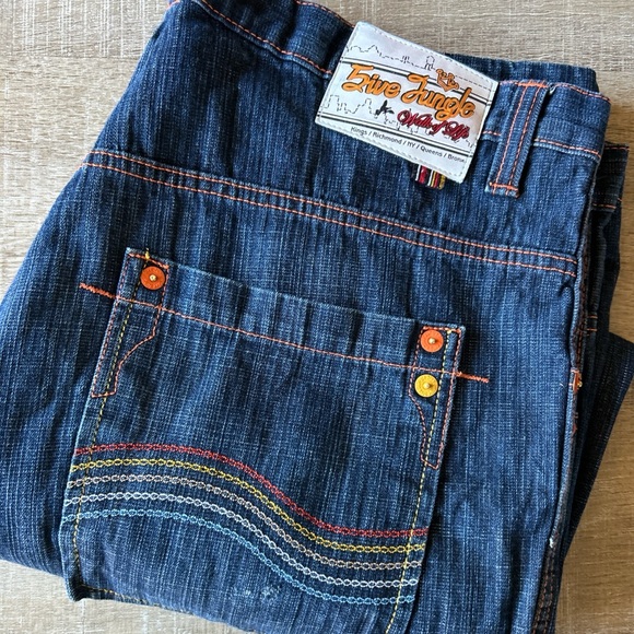 5Ive Jungle | Jeans | Vtg Y2k 5ive Jungle Jeans Mens 4 Baggy Jnco Style ...
